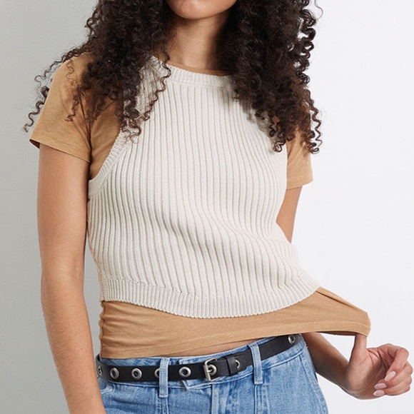 PacSun | Tops | Pacsun Ribbed Sweater Tank Top | Poshmark